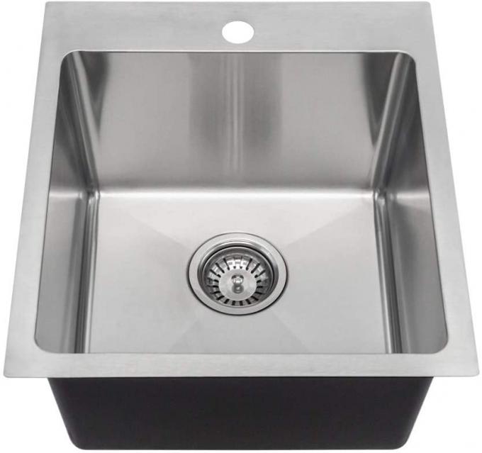 25 X 22 10 Inch Deep Stainless Steel Kitchen Sink Topmount
